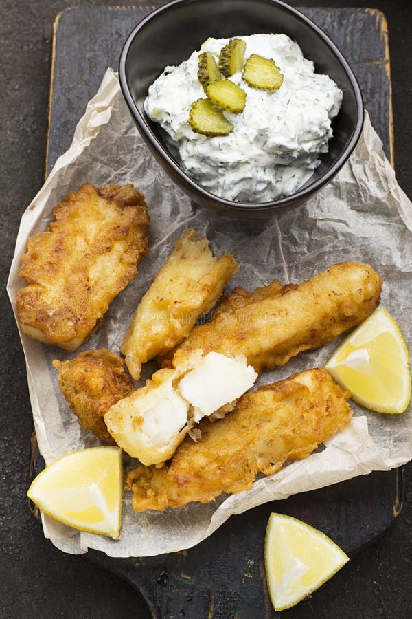 Fish Dish - Cod in Beer Batter with Tar Tar Sauce for a Healthy and ...