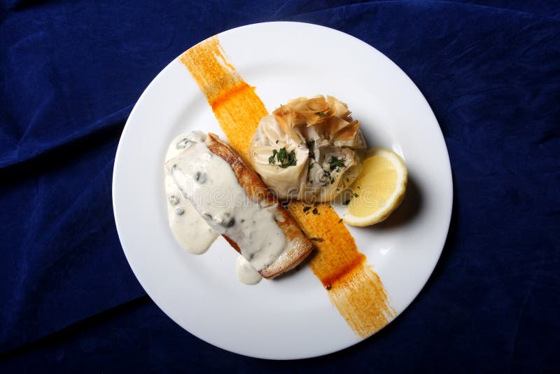 Fish dish stock photo. Image of dishes, meal, restaurant - 34878128