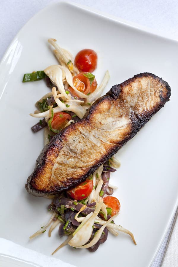 Fish dish stock photo. Image of onions, food, vegetable - 49071714