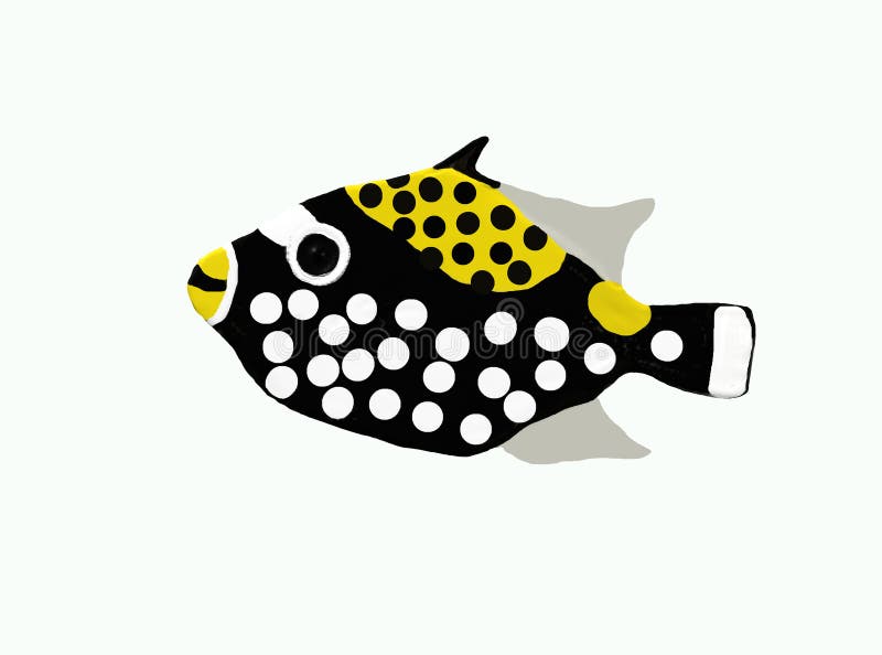 Fish with dots stock illustration. Illustration of animal - 37742292