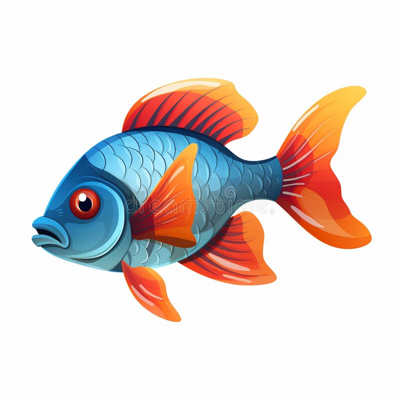 Fish Drawings Marine Inspiration Stock Illustration - Illustration of ...