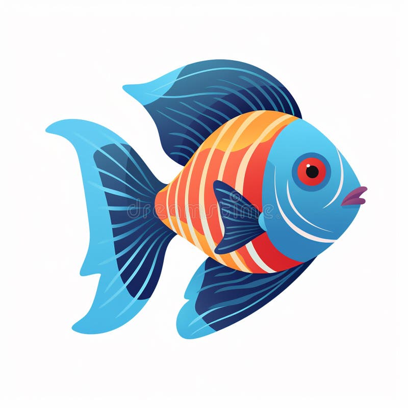 Fish Drawings Marine Inspiration Stock Illustration - Illustration of ...