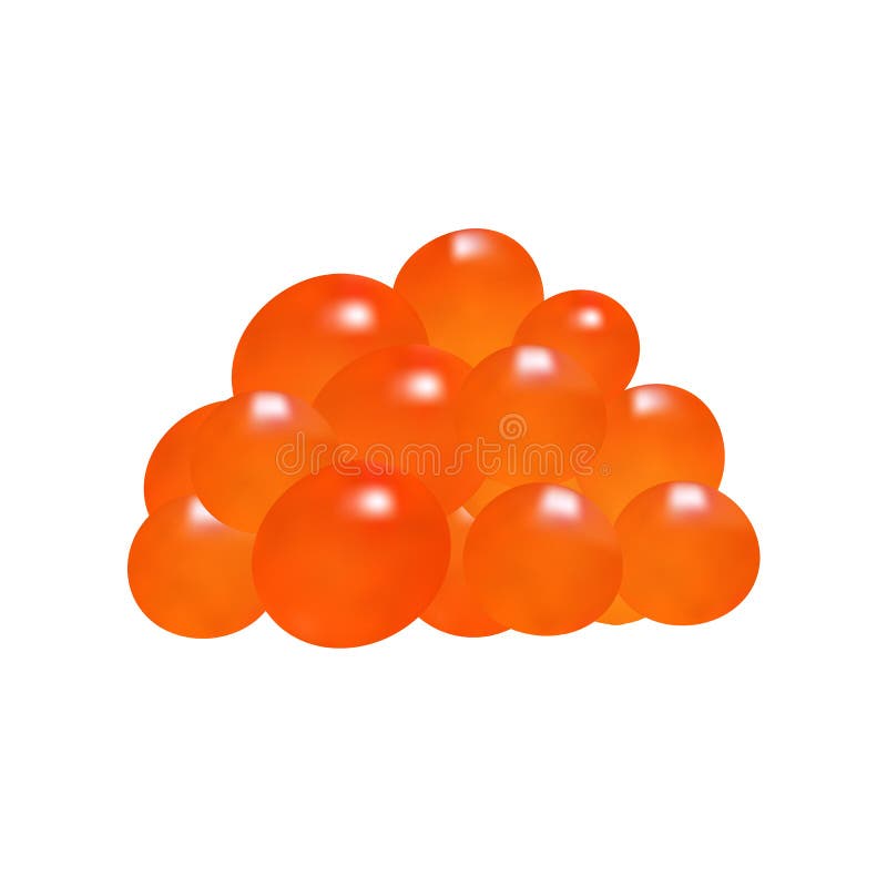 Fish eggs illustration stock vector. Illustration of packaging - 106338298