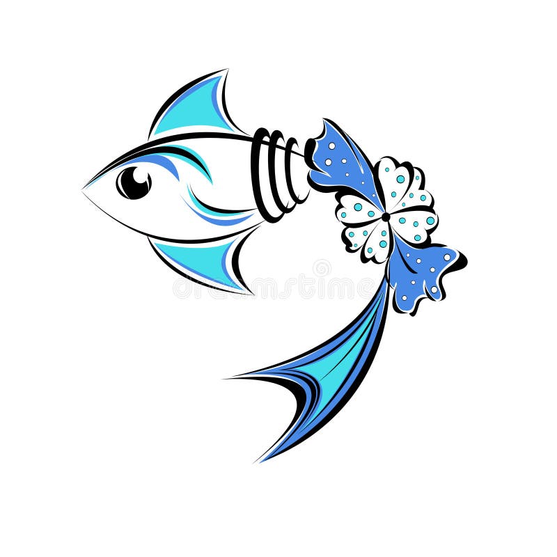 Fish emblem stock vector. Illustration of seafood, marine - 30518339