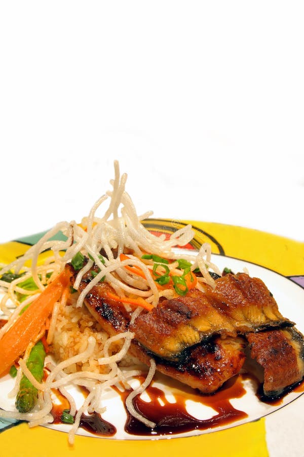 Fish entree ( cod ) stock image. Image of entree, restaurant - 3872757