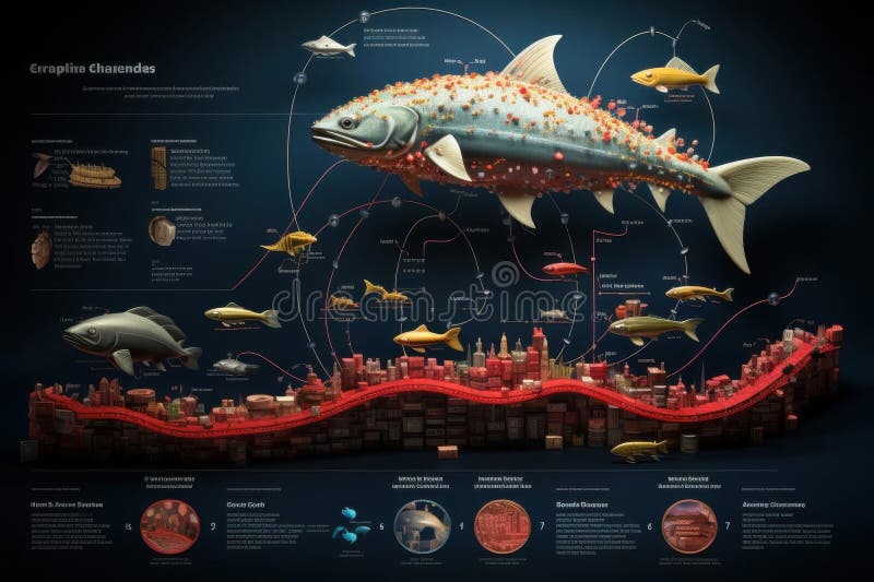 Fish Evolution, a Visual Journey through Time Stock Illustration ...