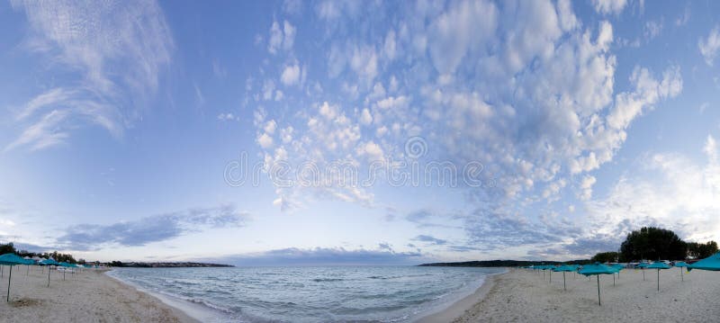 Fish-eye panorama stock photo. Image of clouds, panorama - 3555150