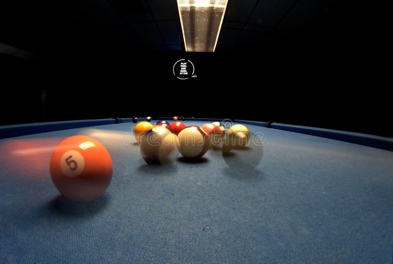 5 Ball in Motion stock image. Image of fisheye, billiards - 141898721