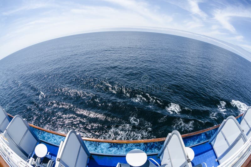 Fish Eye View of the Ocean #2 Stock Image - Image of fisheye, open ...