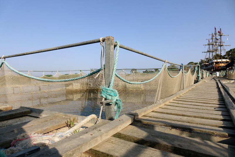 Fish farm on the river . stock image. Image of green - 119708277