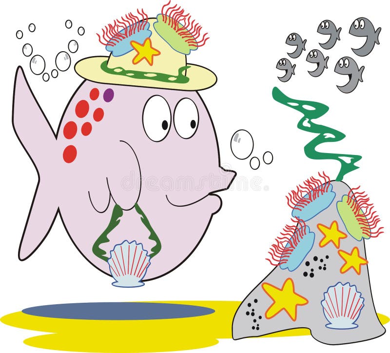 Cartoon Fish Hat Stock Illustrations – 5,669 Cartoon Fish Hat Stock ...