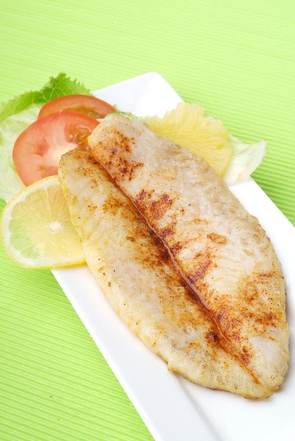 Fish Fillet stock image. Image of sauce, white, supper - 17393663