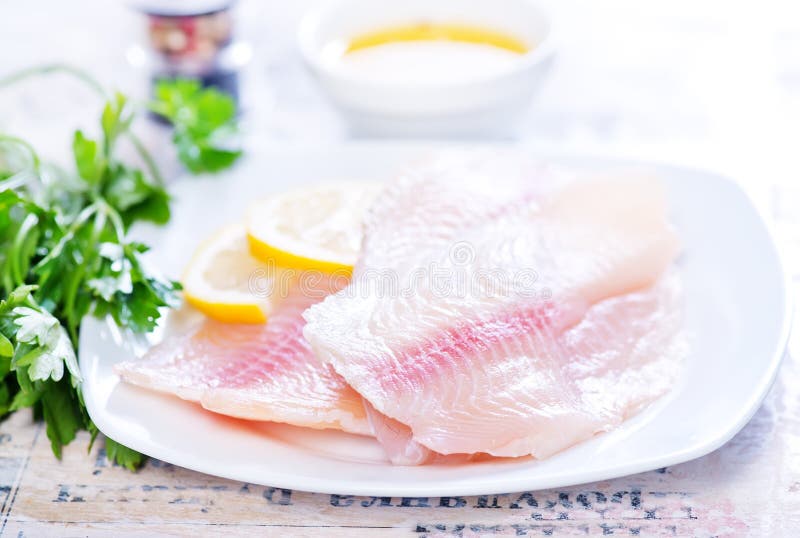 Fish fillet stock image. Image of fresh, fillet, color - 76727157