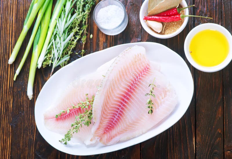 Fish fillet stock photo. Image of color, allspice, food - 76729722