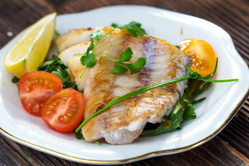 Fish fillet stock image. Image of seafish, fried, preparation - 66238171