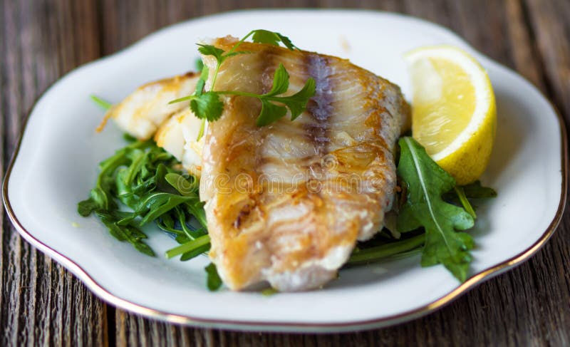 Fish fillet stock image. Image of indoors, dish, spice - 66257833