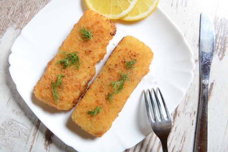 Fish fillets with cheese stock image. Image of nutrition - 68084769