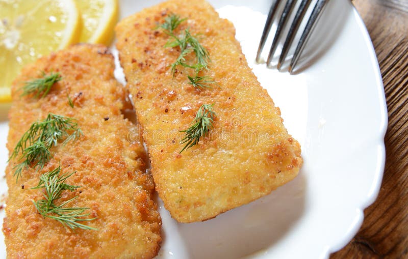 Fish fillets with cheese stock image. Image of balanced - 68084855