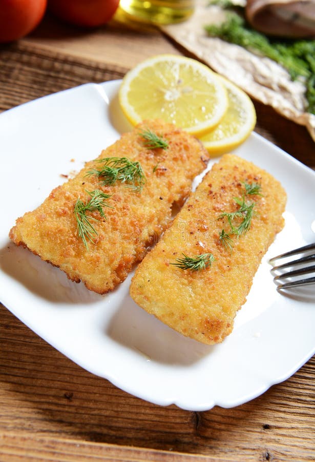 Fish fillets with cheese stock image. Image of meal, fish - 68084915