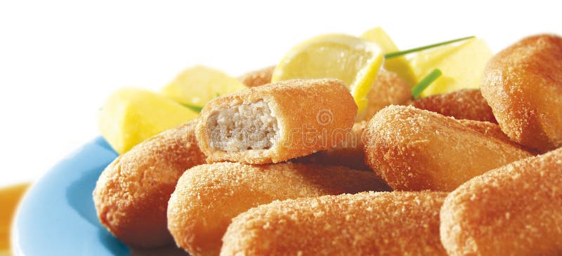 Fish finger stock image. Image of fried, dinner, isolated - 7144633