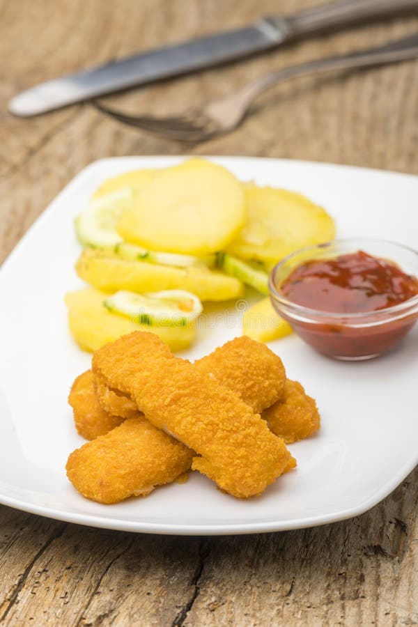 Fish fingers stock photo. Image of dish, food, plate - 18003306