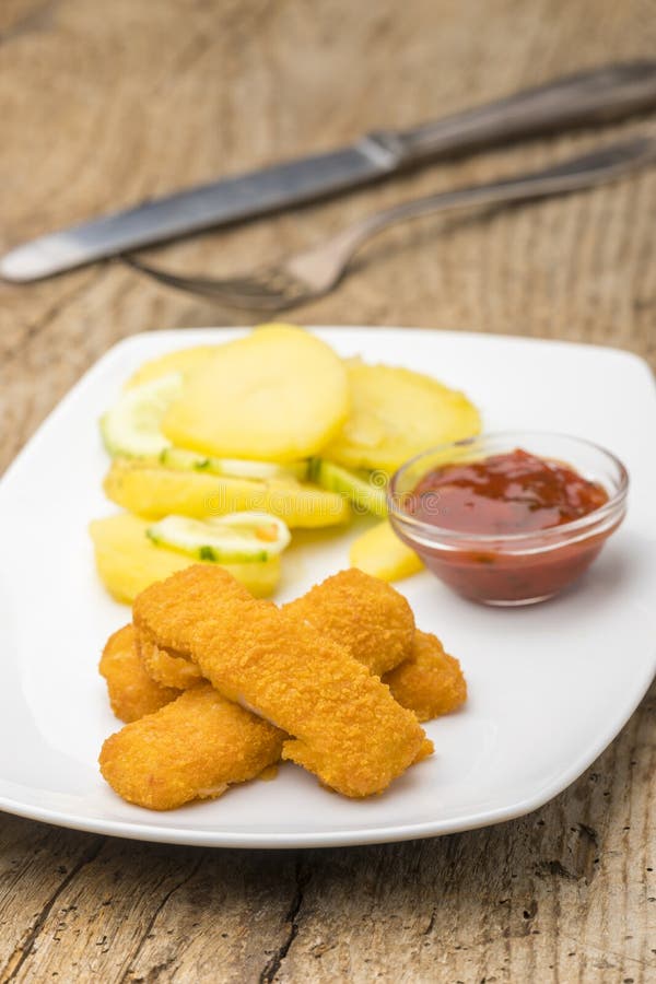Fish fingers stock photo. Image of coated, fishfinger - 7610364
