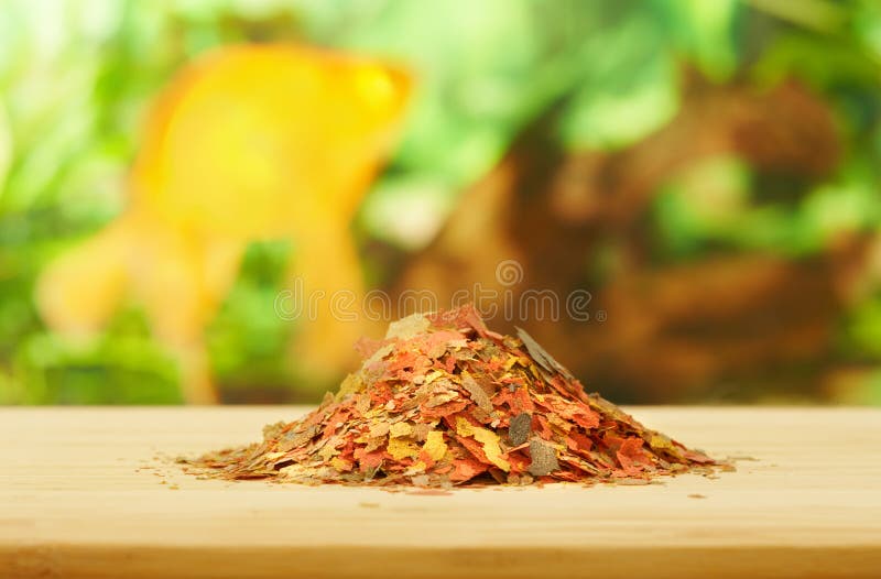Fish flake food stock photo. Image of nutritional, basic - 13102778