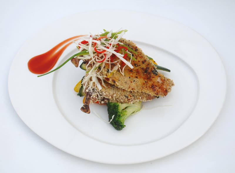 Fish food stock image. Image of dish, seafood, chilli - 19484795