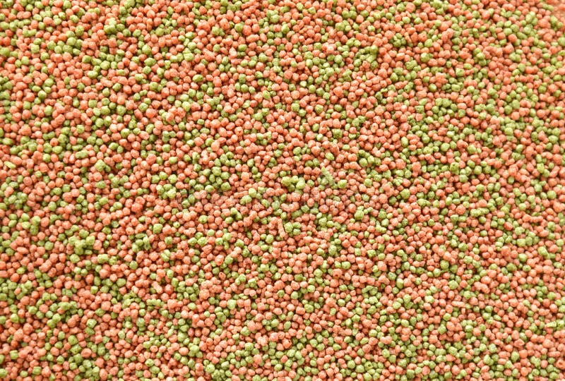 Fish Food Grain Texture and Background Stock Image - Image of ...