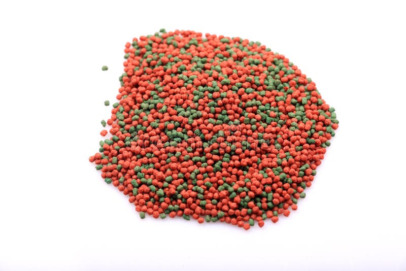 Fish food granules stock image. Image of vitamin, pieces - 17417089
