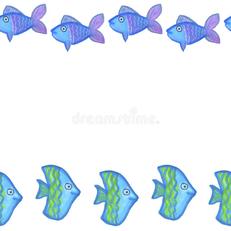 Fish Frame stock illustration. Illustration of frame - 307163840