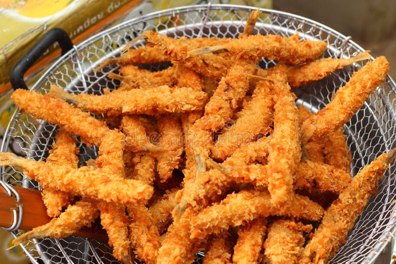 Fish fried in the market stock image. Image of lunch - 41015629