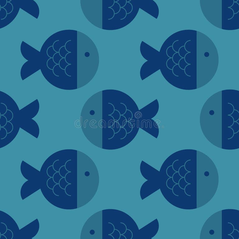 Fish geometric pattern stock vector. Illustration of geometric - 142149133