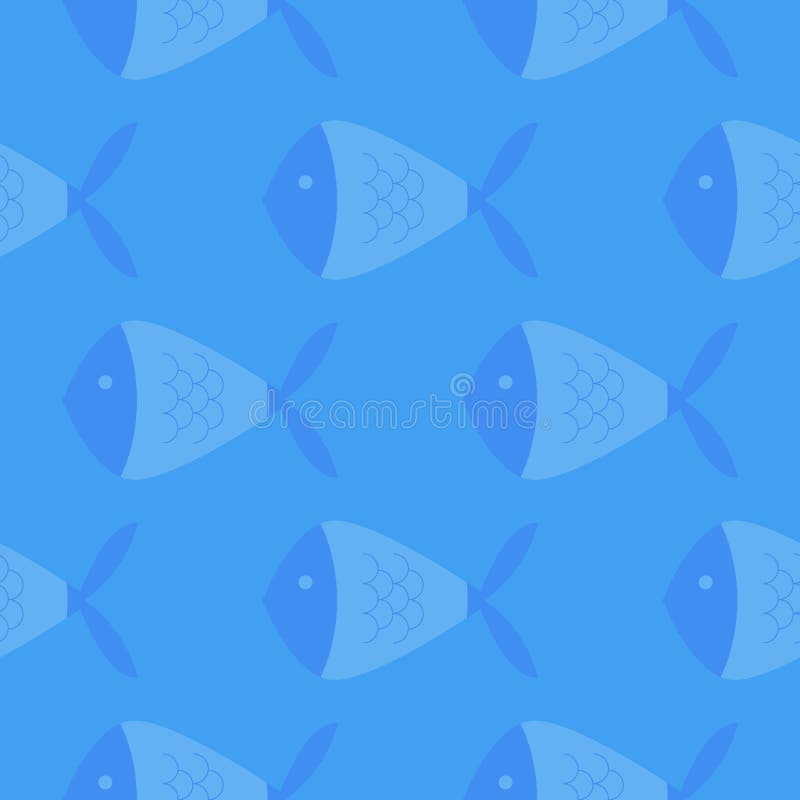 Fish geometric pattern stock vector. Illustration of color - 142351815