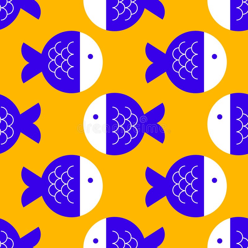 Fish geometric pattern stock vector. Illustration of geometric - 142149133