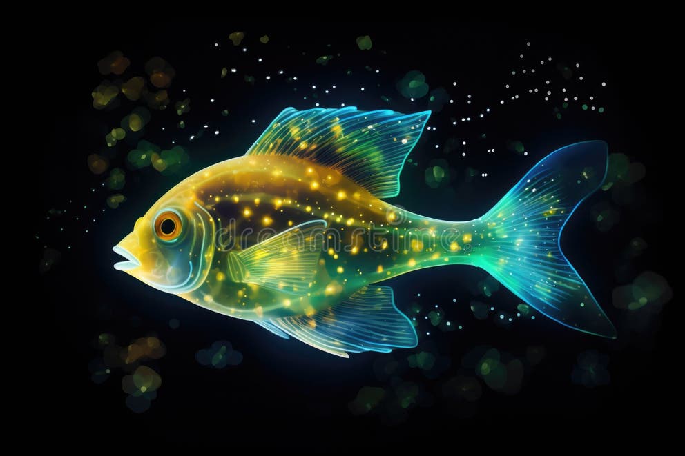 A Fish that is Glowing in the Dark. Contaminated Water, Radioactive ...