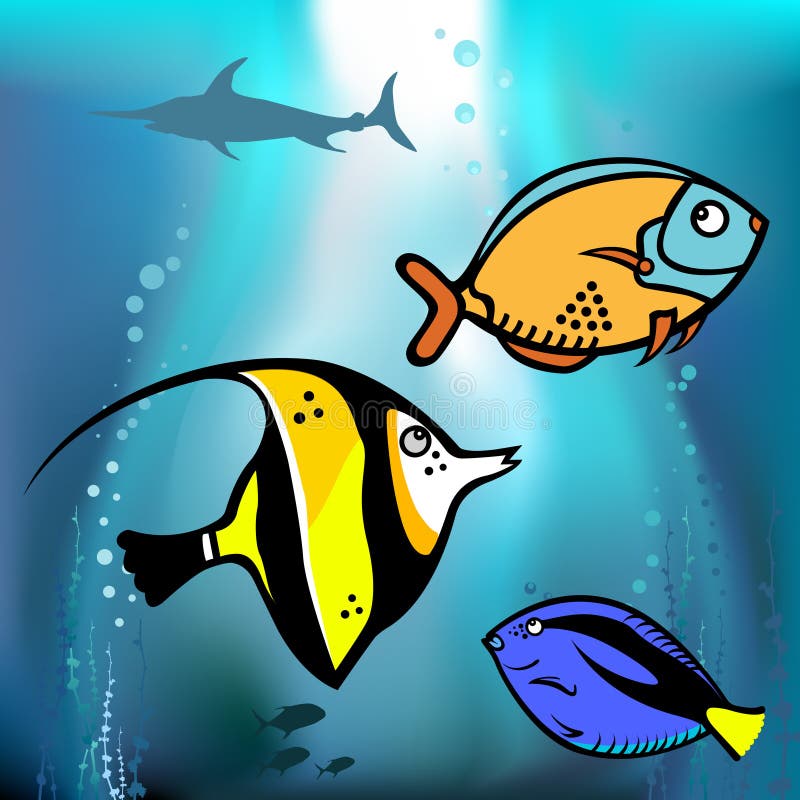 Fish graphic stock vector. Illustration of animation - 18697208