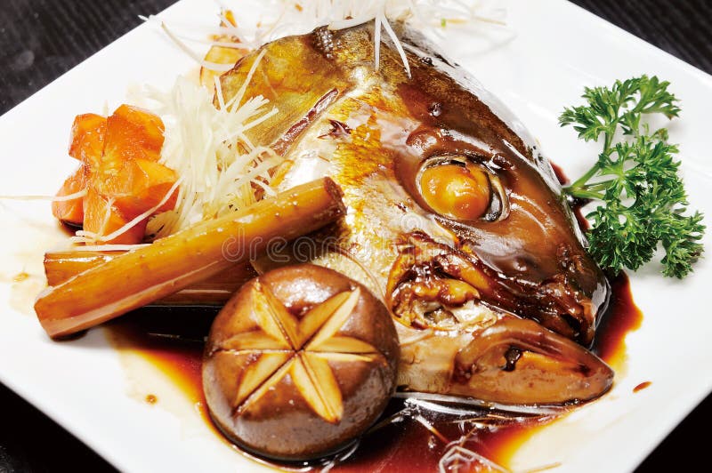 Fish head stock photo. Image of restaurant, mouth, asians - 7508308