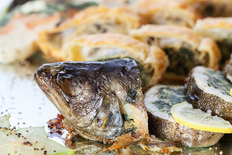 Fish head stock image. Image of head, cooking, food, dish - 32759889