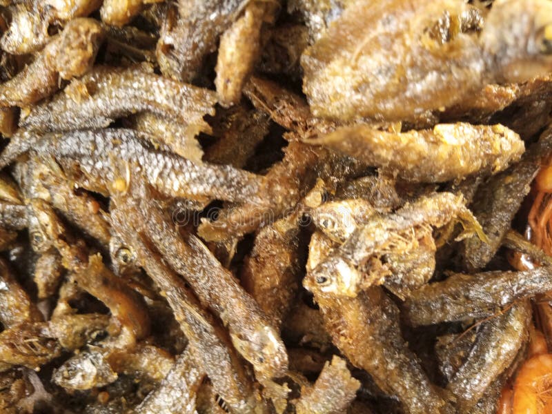 Processed Fish Sold in the Indonesian Market Stock Photo - Image of ...