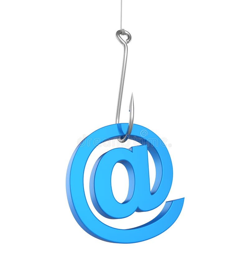 Fishing Hook with Mouse Cursor Isolated Clickbait Concept Stock ...