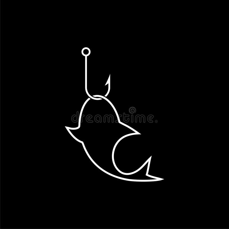 Hook icon, simple style stock vector. Illustration of black - 84448202