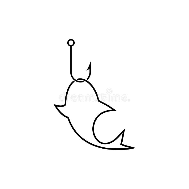 Hook icon, simple style stock vector. Illustration of black - 84448202