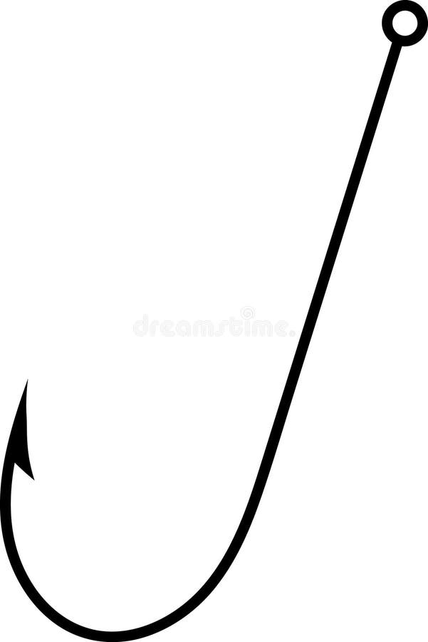 Fish Hook Icon. Simple Flat Style. Fishhook, Angler, Metal Sharp Needle ...