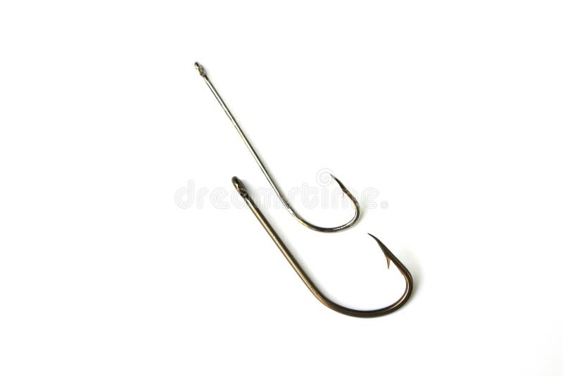 Fish hooks stock image. Image of barbed, sharp, white - 10566829