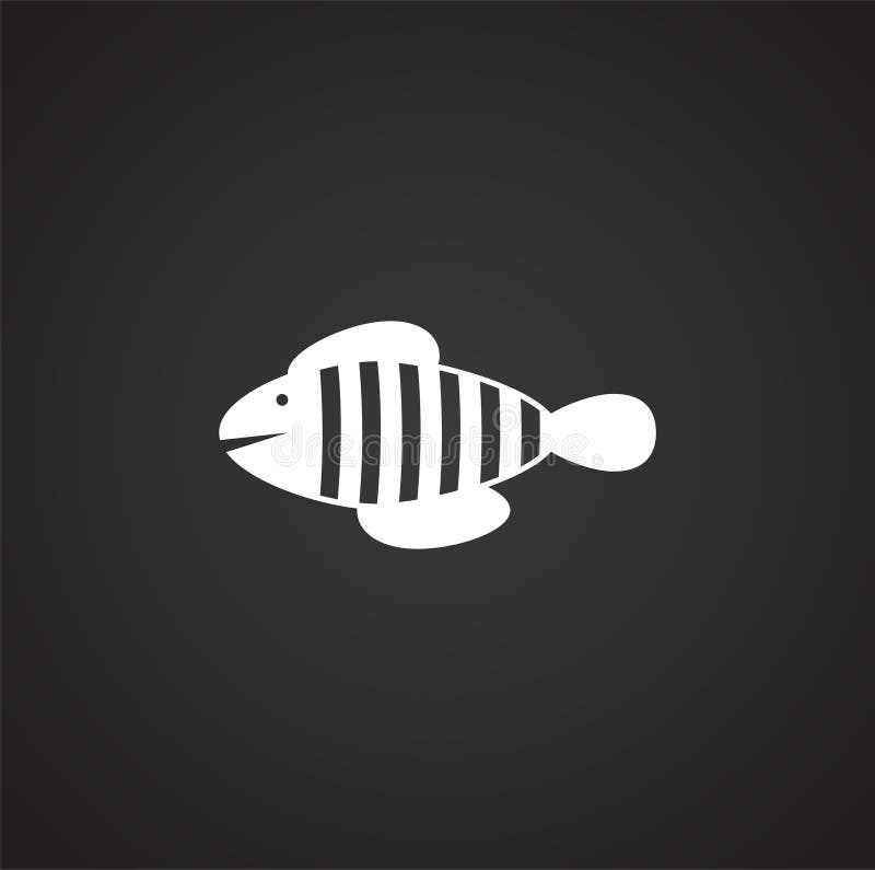 Fish Icon on Background for Graphic and Web Design. Simple Illustration ... Fish Icon on Background for Graphic and Web Design. Simple Illustration ...