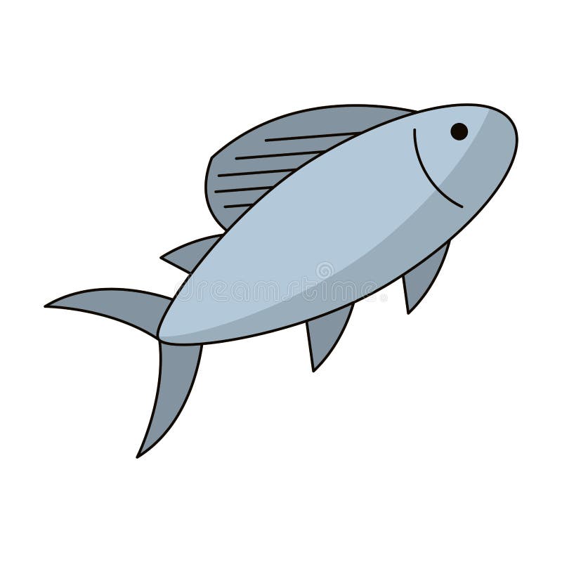 Fish icon cartoon stock vector. Illustration of nature - 146270560