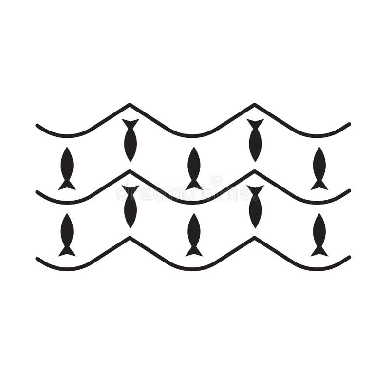 Fish Icon. Flat Fishes Icon Stock Vector - Illustration of flat, object ...