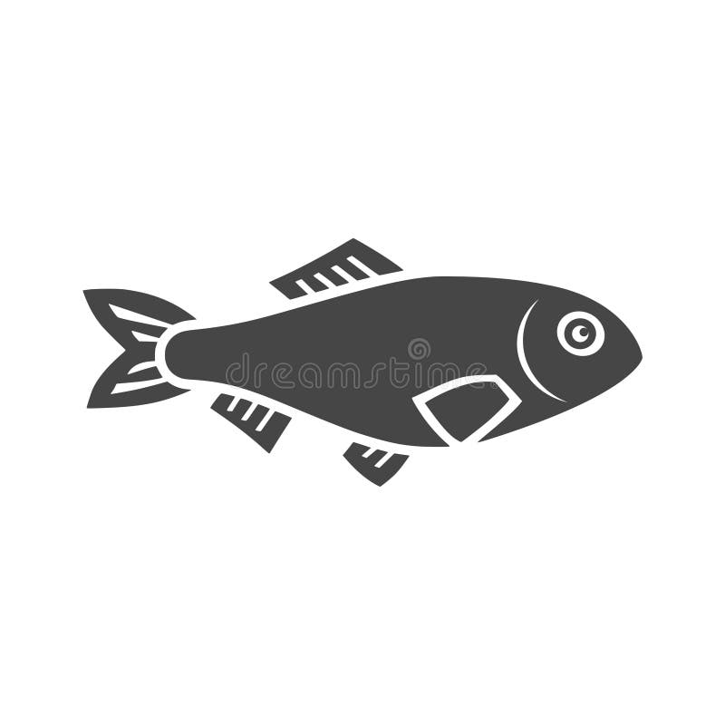 Fish Icon Vector - Illustration Stock Vector - Illustration of animated ...