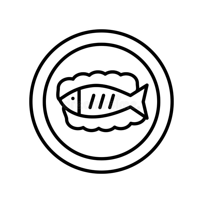 Fish Icon Vector Isolated on White Background, Fish Sign , Thin Line ...